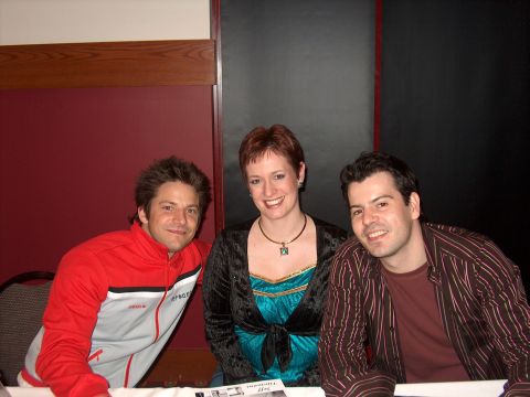 Jeff Timmons, Steffanie, and Jordan Knight